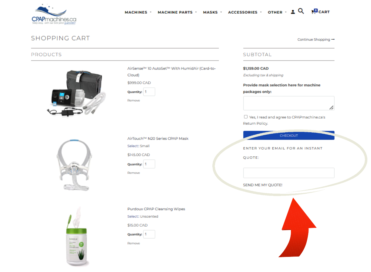 How To Request A CPAP Quote – Help Centre - All the help you need ...